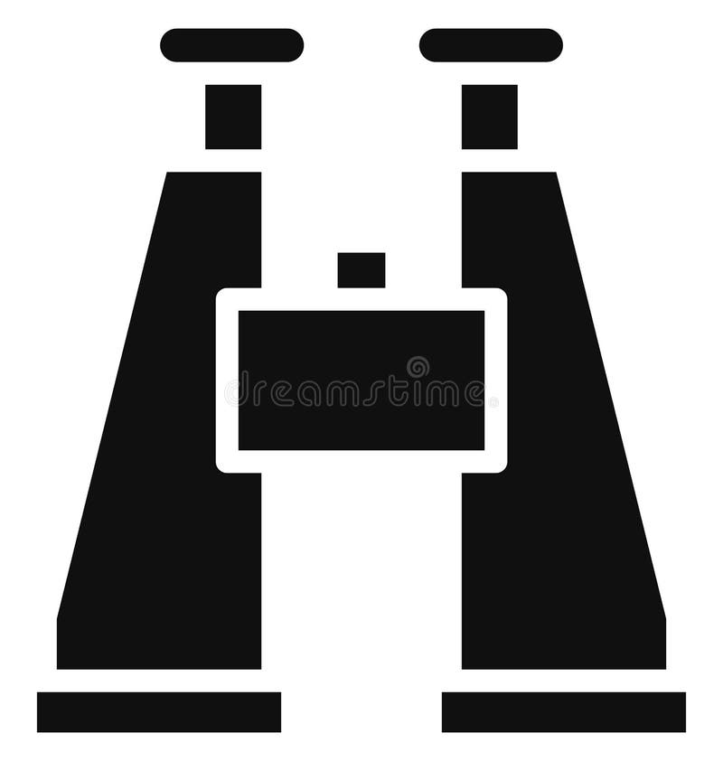 Binocular, Field Glass Isolated Vector Icon that Can Be Easily Modified ...