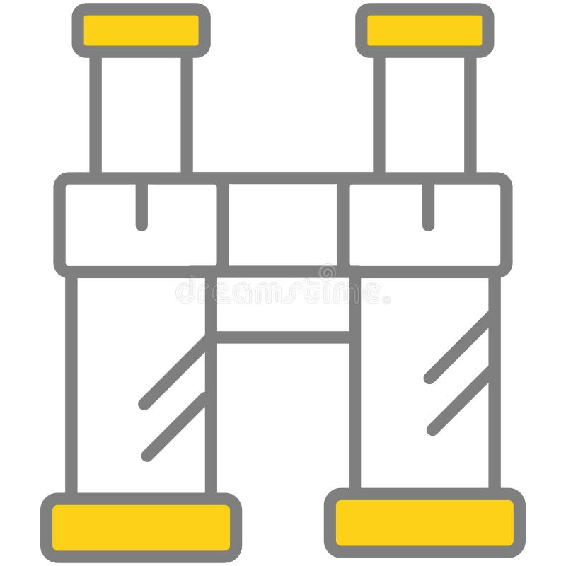 Binocular Icon Look into Future, New Horizons and Direction Choice ...