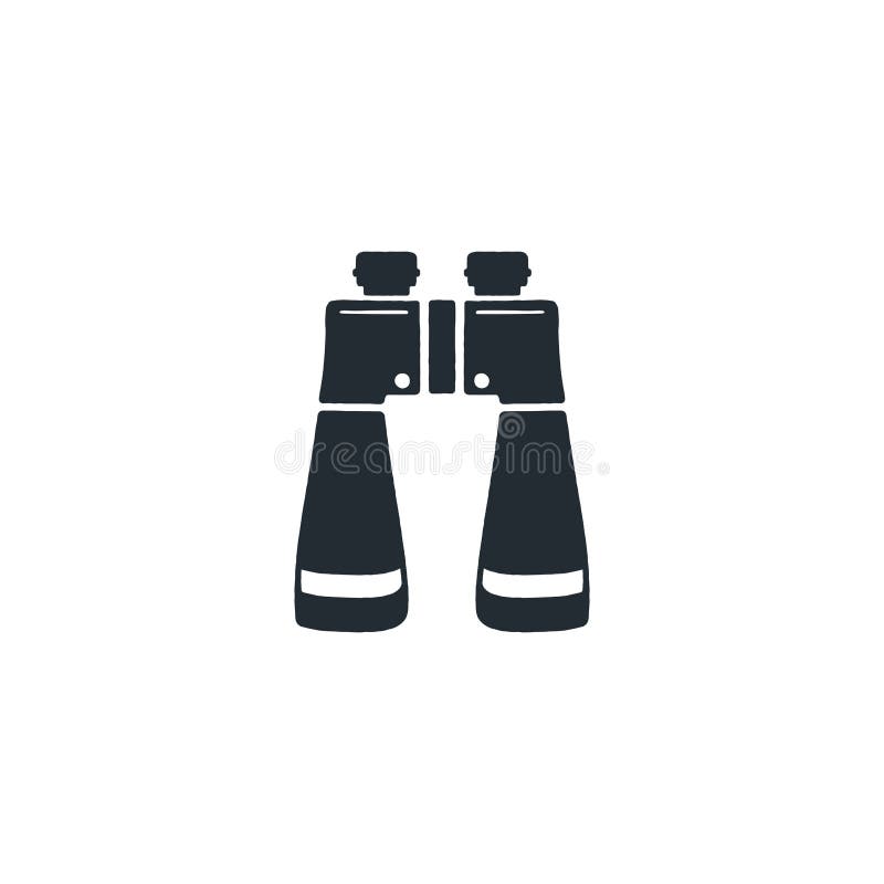Binocular Silhouette Icon. Camping and Hiking Equipment Symbol. Stock ... Binocular Silhouette Icon. Camping and Hiking Equipment Symbol. Stock ...
