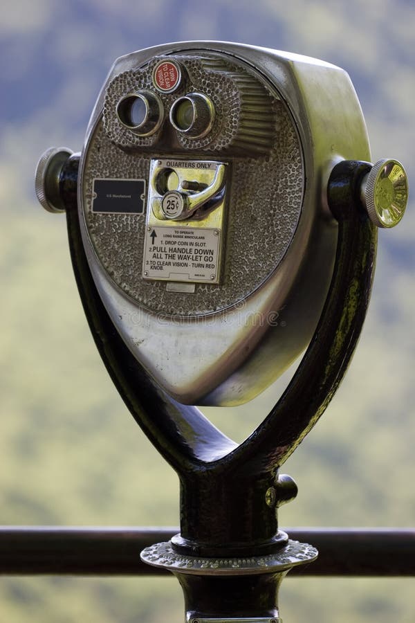 Coin-operated binoculars stock image. Image of view, clipping - 17693275