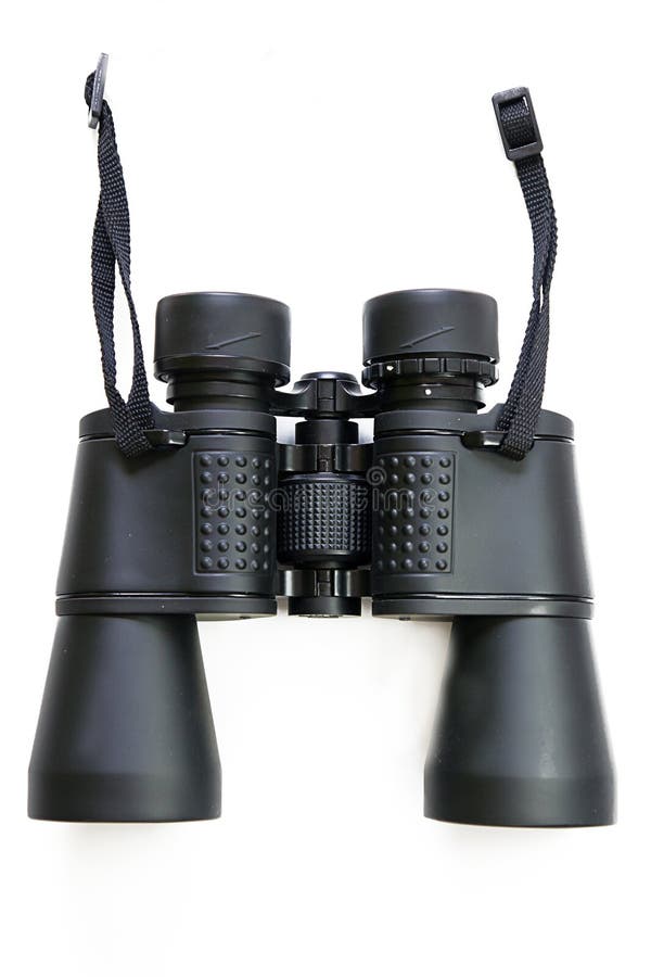 Binoculars stock photo. Image of lens, white, hand, black - 16212394