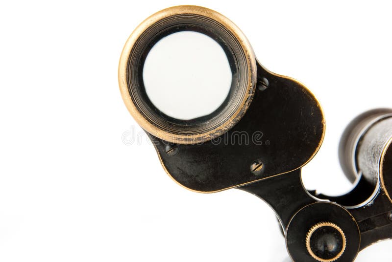 Young girl with binoculars stock photo. Image of concept - 5568014