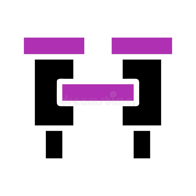 Binoculars Icon. Concept of Observation, Exploration, and Sightseeing ...