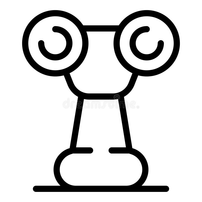 Binoculars Icon Representing Looking and Searching Concept Stock Vector ...