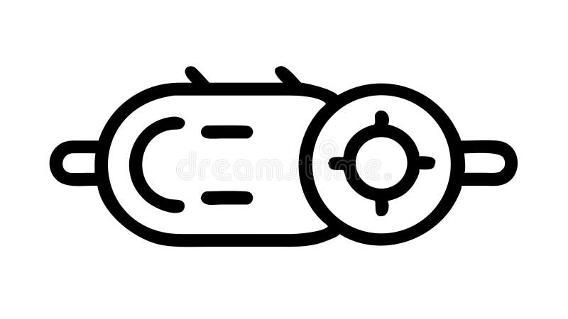 Binoculars Icon Vector, Discovery, Observation, Travel, Exploration ...