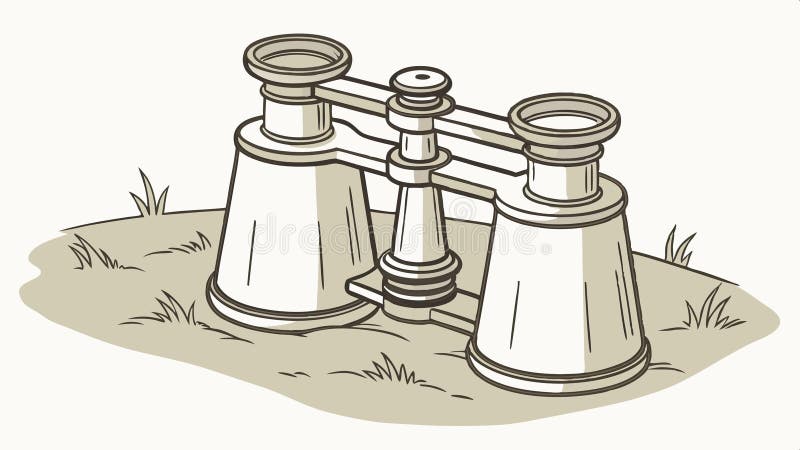 Binoculars Illustration, Optical Tool, Observation Gear, Outdoor ...