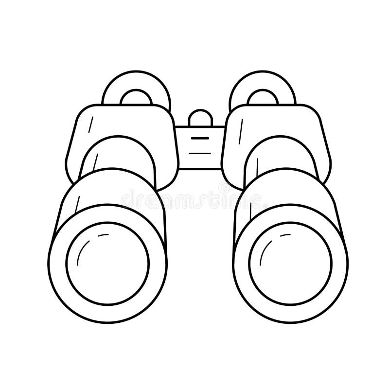Binoculars Line Drawing Stock Illustrations – 702 Binoculars Line ...