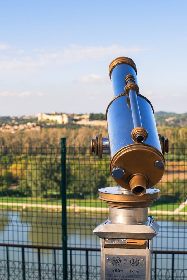 Binoculars, Observation Platform Stock Photo - Image of handheld ...