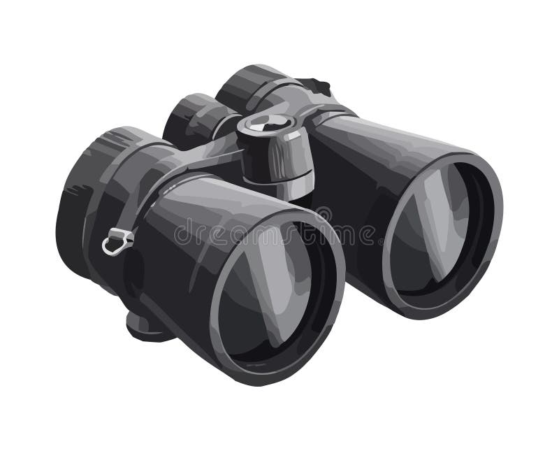 Binoculars Optical Equipment Icon Stock Vector - Illustration of optics ...