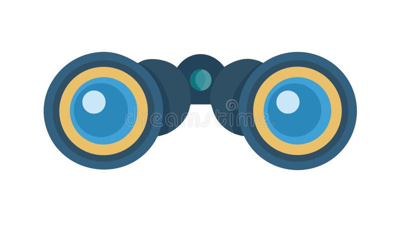 Binoculars Outline Icon, Observation Explore Adventure, Vector Design ...