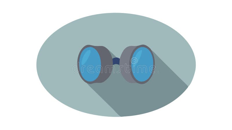 Binoculars Outline Icon Vector, Observation Explore Symbol, Vector ...