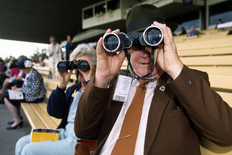 Binoculars at racing stock photo. Image of fans, spectator - 1772892