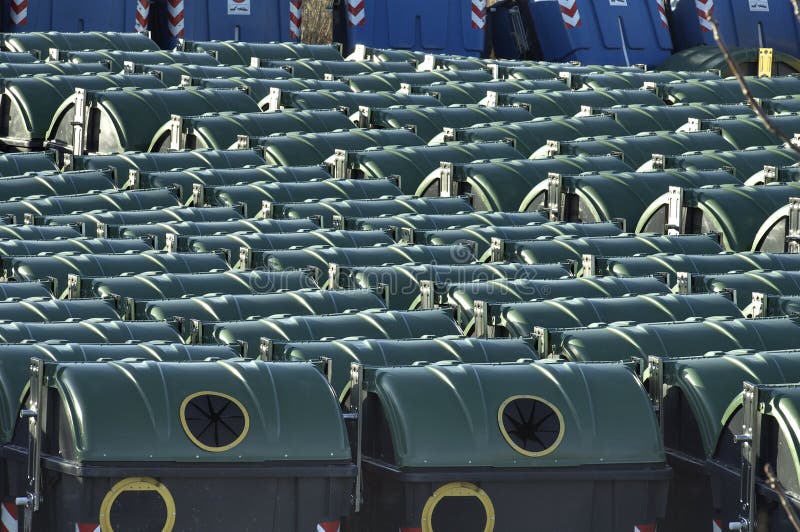 Bins stock photo. Image of glass, litter, container, industrial - 14081134