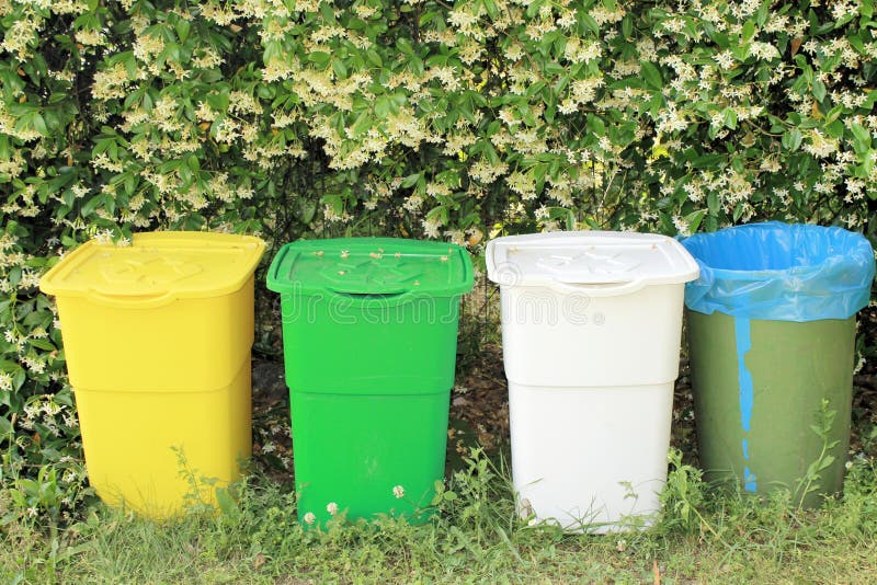 492 Colored Recycling Bins Stock Photos - Free & Royalty-Free Stock ...