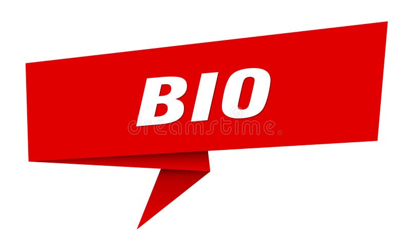 Bio Banner. Bio Speech Bubble, Label, Sticker, Sign Template Stock ...