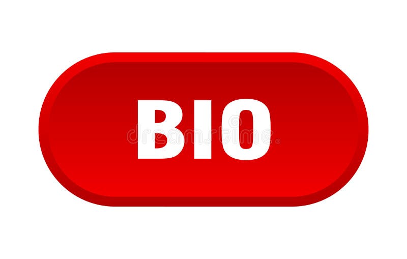 Bio button stock vector. Illustration of label, rounded - 158485483