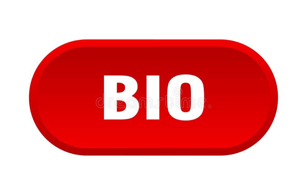 Bio button stock vector. Illustration of label, rounded - 158485483