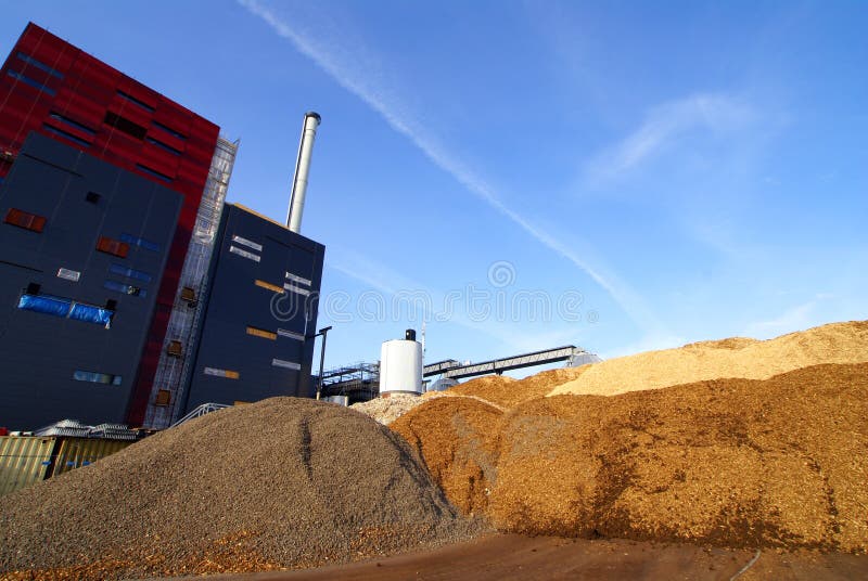 Bio Central Eléctrica Del Combustible Foto de archivo - Imagen de ...