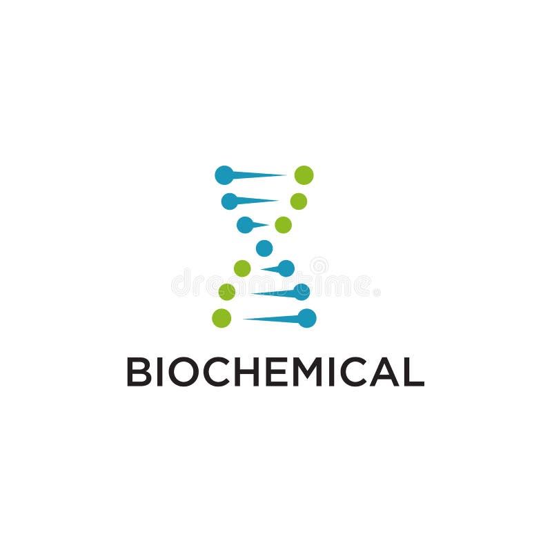 Bio Chemical Company Logo Design with Using Molecule Connection Icon ...