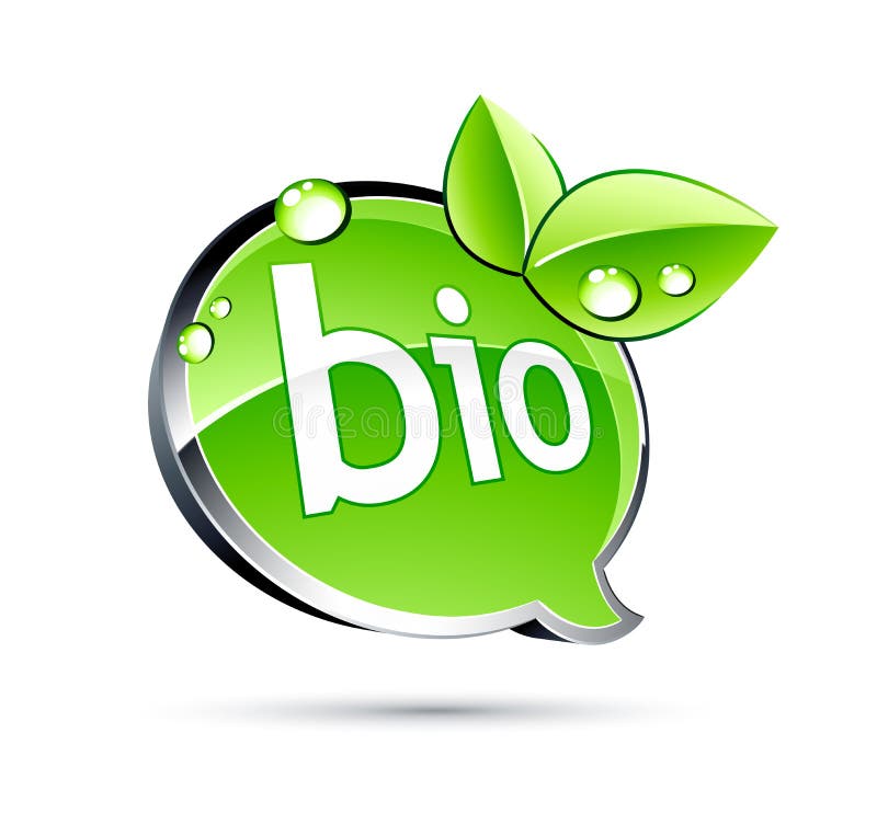 Bio concept stock vector. Illustration of modern, natural - 9205414