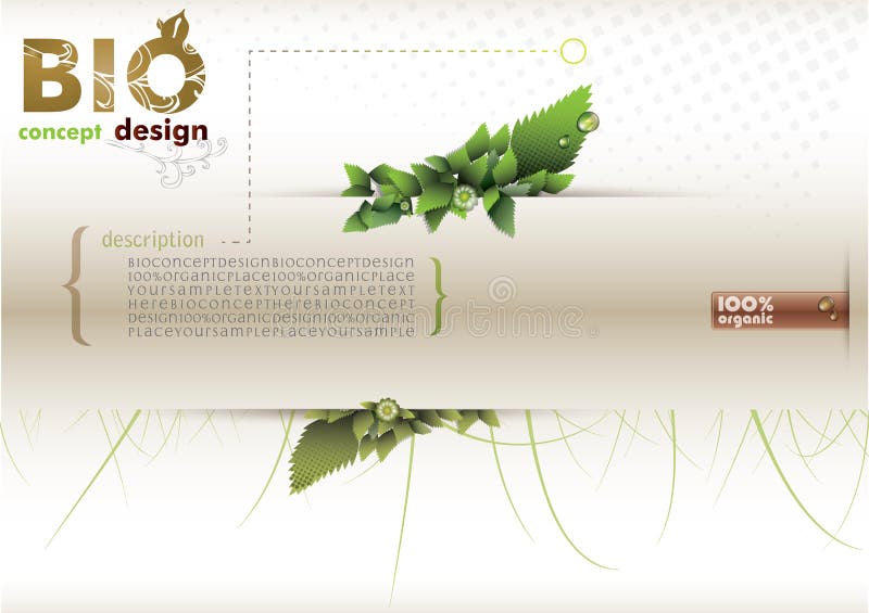 Background Eco Abstract Vector. Creative Ecology D Stock Vector ...