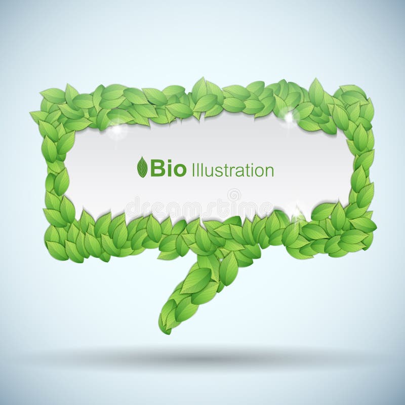 Bio concept illustration stock vector. Illustration of floral - 213189639