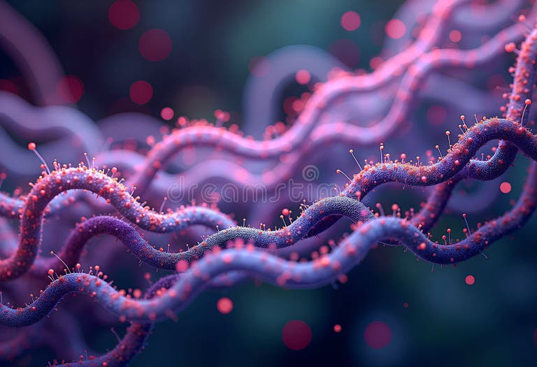 Bio Digital Data Flow Organic Computing Concept Stock Illustrations ...