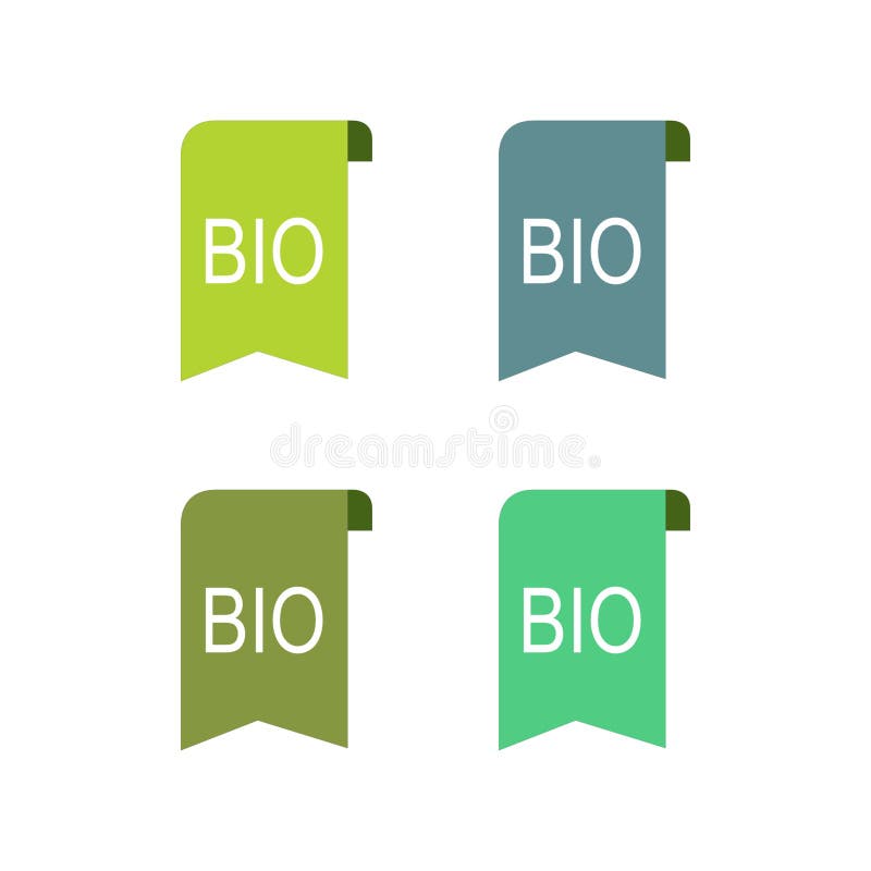 BIO ECO NATURAL ORGANIC FARM PRODUCT LOGO Stock Illustration ...