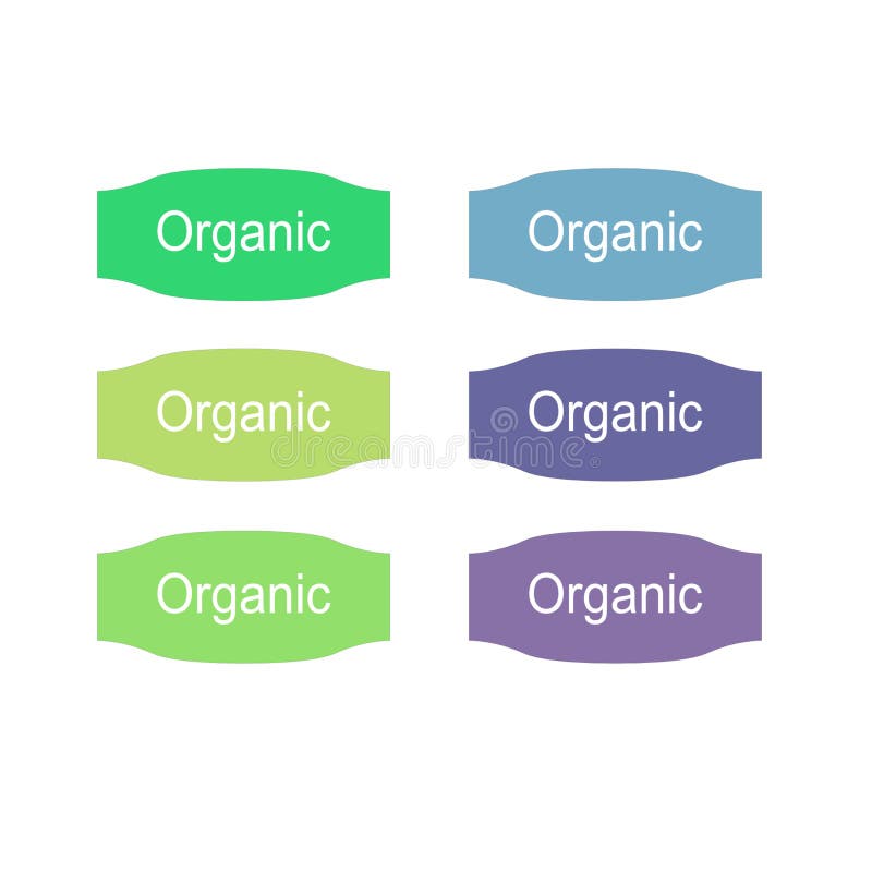 BIO ECO NATURAL ORGANIC FARM PRODUCT LOGO Stock Illustration ...