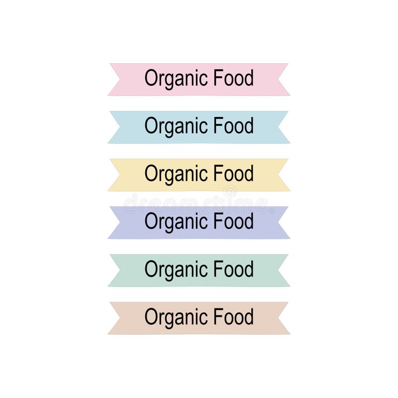 BIO ECO NATURAL ORGANIC FARM PRODUCT LOGO Stock Illustration ...