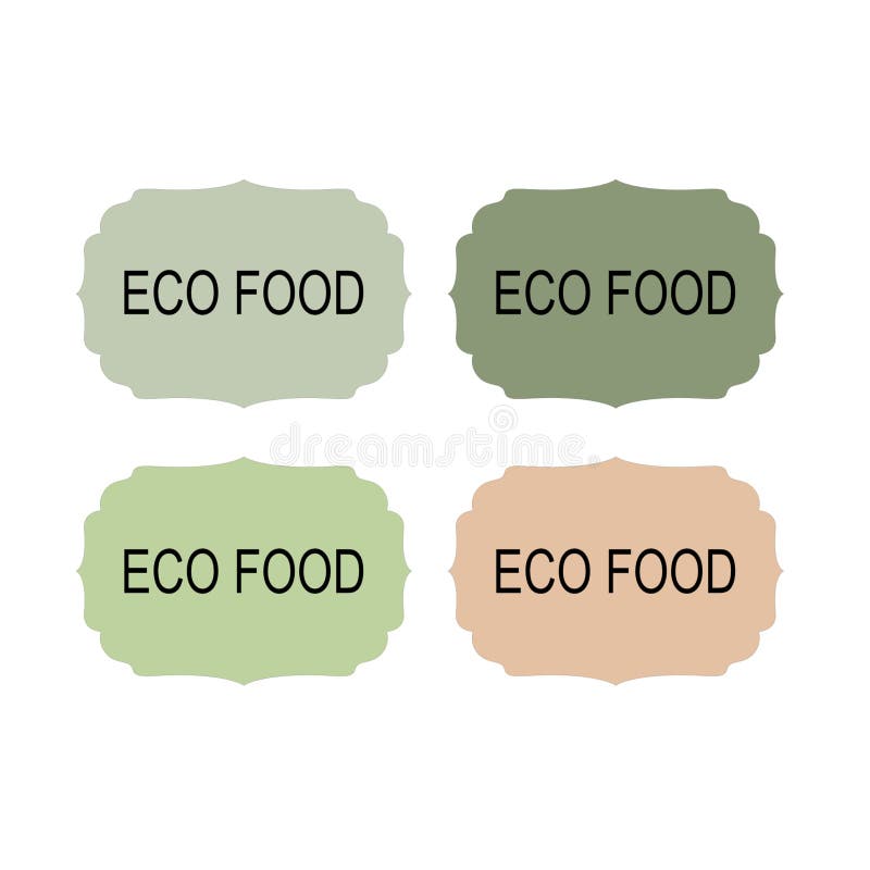 Bio Eco Natural Organic Farm Product Logo Stock Vector - Illustration ...