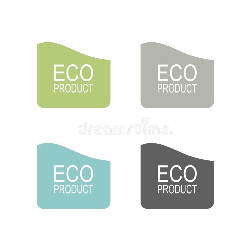 Bio Eco Natural Organic Farm Product Logo Stock Vector - Illustration ...