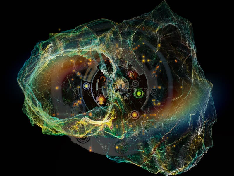 Bio-electric Element stock illustration. Illustration of particle ...