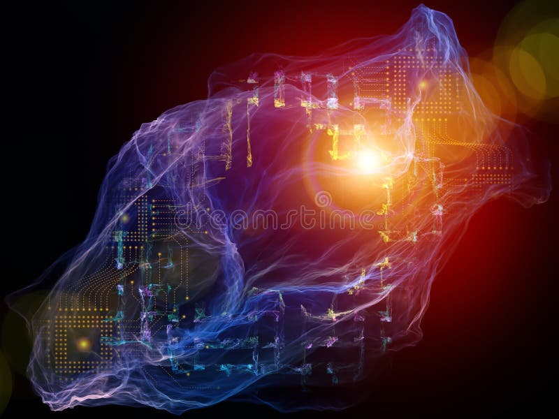 Bio-electric Element stock illustration. Illustration of science ...