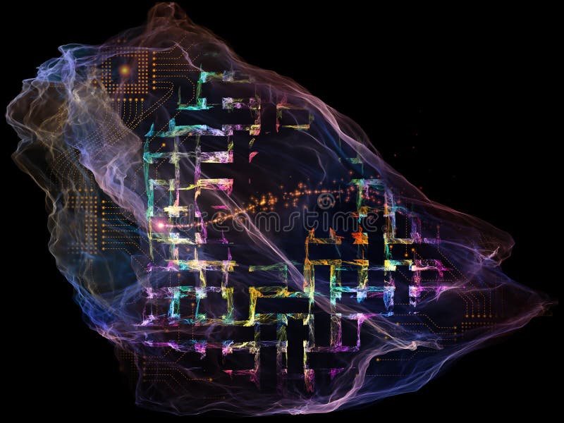 Bio-electric Element stock illustration. Illustration of technology ...