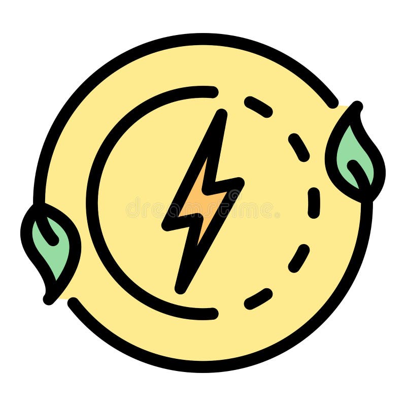 Bio Energy Process Icon Color Outline Vector Stock Vector ...