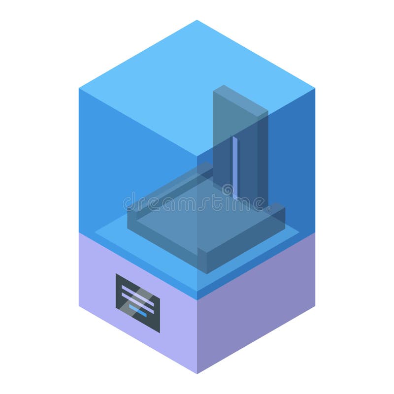 Bio Engineering Printer Icon Isometric Vector. Medical Bioprinting ...