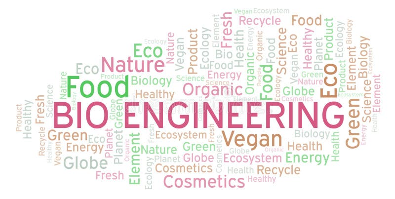 Bio Engineering Word Cloud. Stock Illustration - Illustration of cloud ...