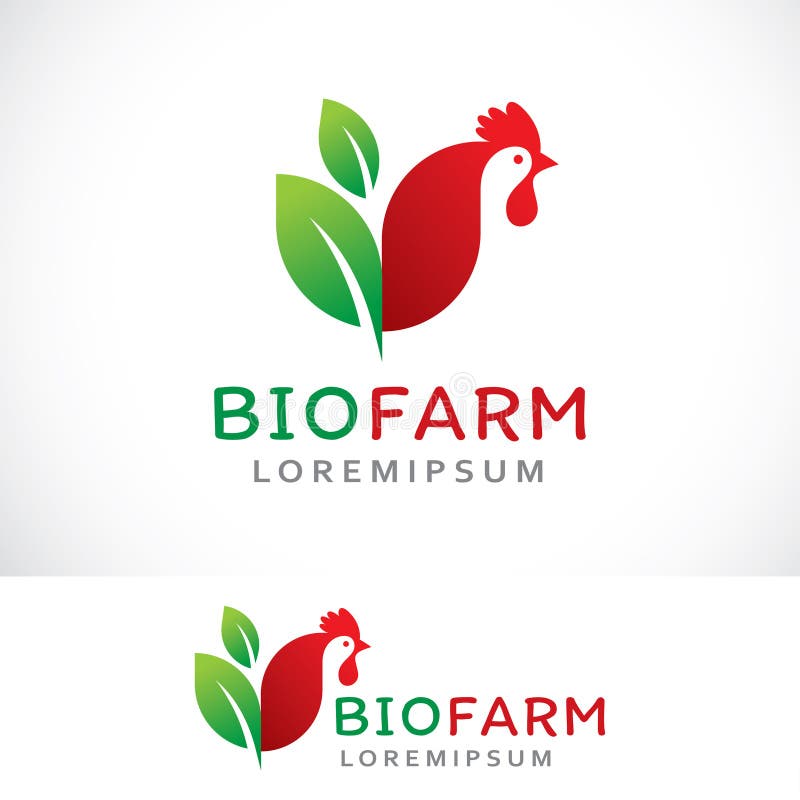 Bio Farm Logo Design Template Stock Vector - Illustration of business ...