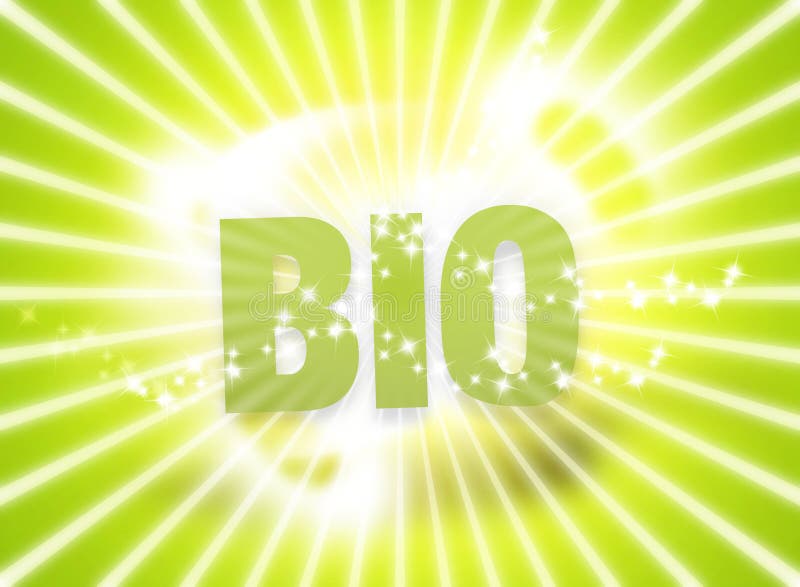 Bio Fresh Light Green Design Stock Illustration - Illustration of ...