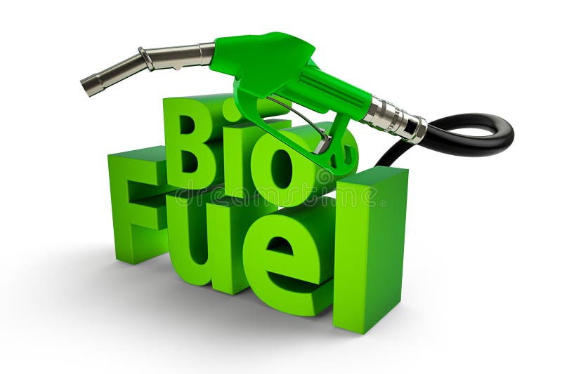 Biofuel - Green Gas Pump Station Stock Illustration - Illustration of ...
