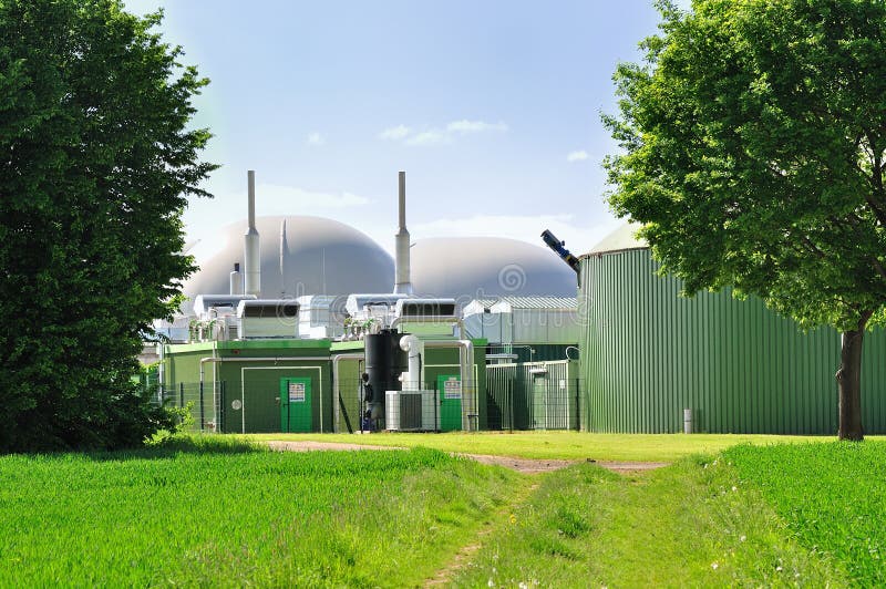 Bio fuel plant. stock photo. Image of power, container - 30969122