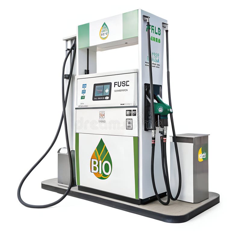 "Bio Fuel Station stock illustration. Illustration of carbonneutral ...