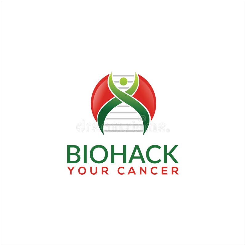 Bio-Hacking Cancer Logo Design Template Stock Vector - Illustration of ...