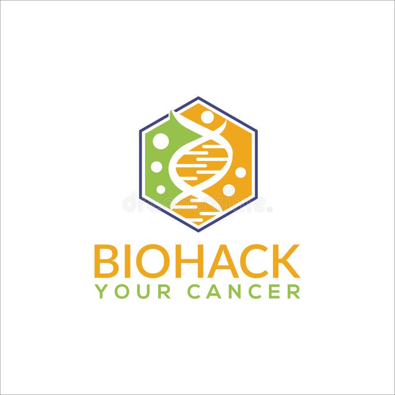 Bio-Hacking Cancer Logo Design Template Stock Vector - Illustration of ...
