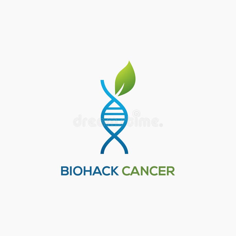 Bio-Hacking Cancer Logo Design Template Stock Vector - Illustration of ...