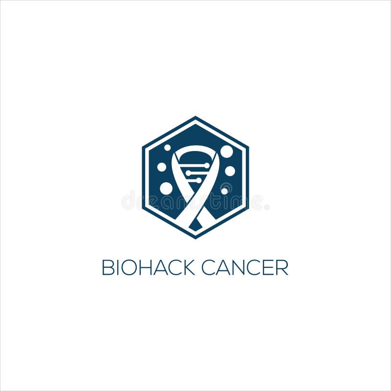 Bio-Hacking Cancer Logo Design Template Stock Vector - Illustration of ...