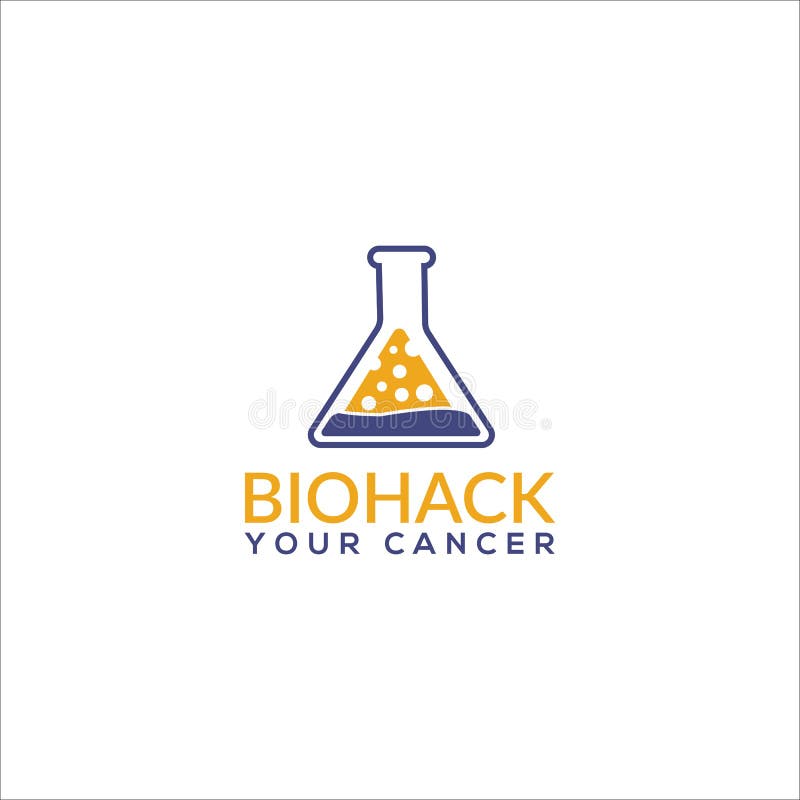 Bio-Hacking Cancer Logo Design Template Stock Vector - Illustration of ...