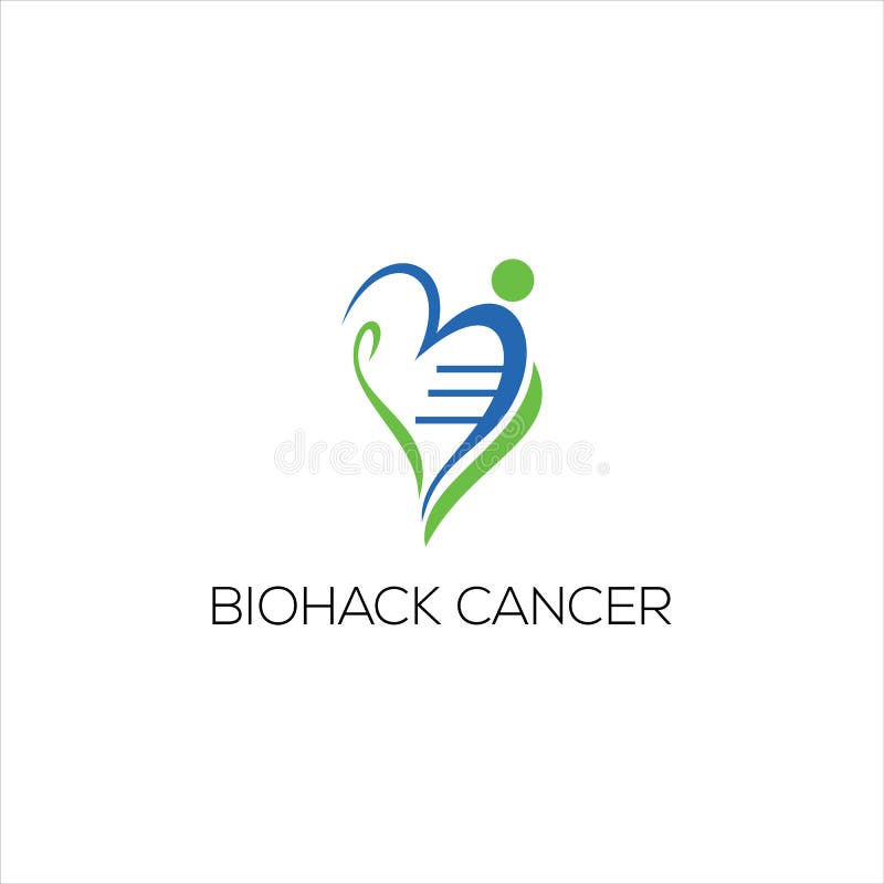 Bio-Hacking Cancer Logo Design Template Stock Vector - Illustration of ...