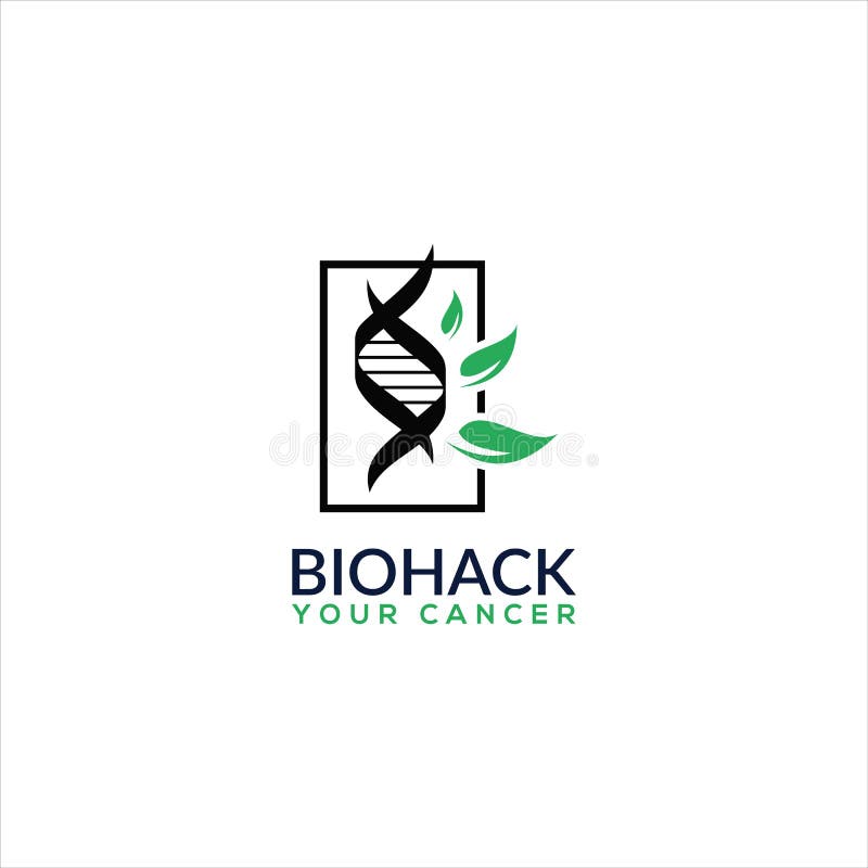 Bio-Hacking Cancer Logo Design Template Stock Vector - Illustration of ...
